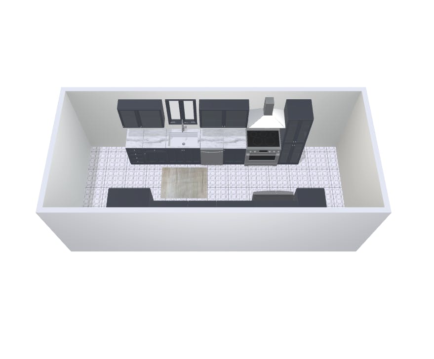 6 Popular Kitchen Layouts Modeled in Our 3D Floor Planner | Houzz Pro