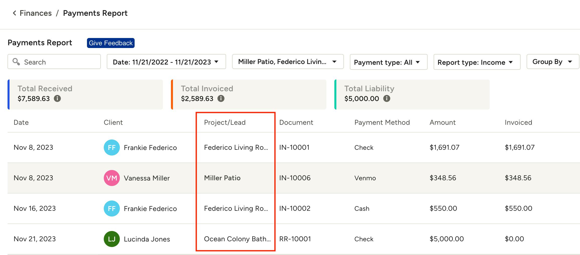 How to Generate Payments Reports | Houzz