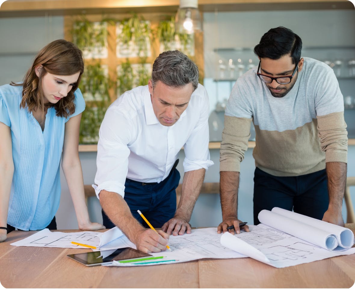 Architect With Client