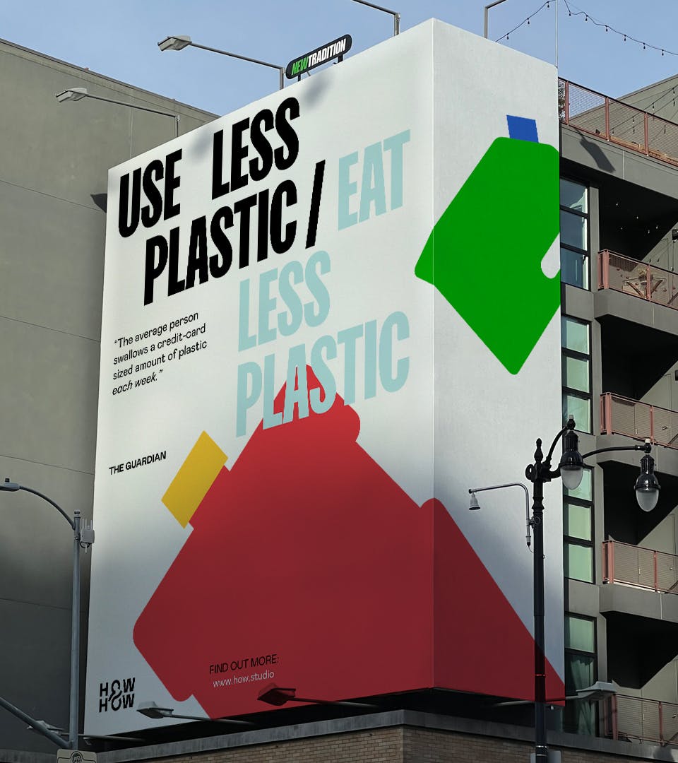 Campaign Identity & Copywriting for Eat Less Plastic
