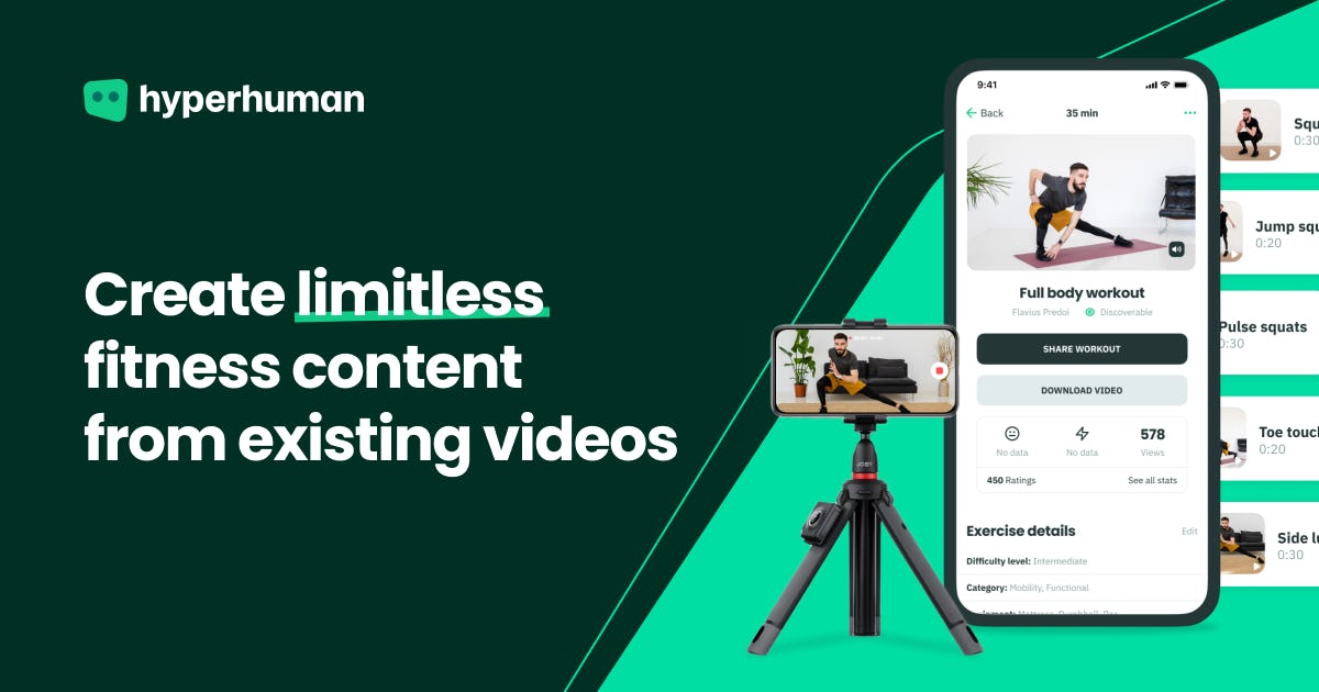 Fitness Content Creation Made Easy with Hyperhuman