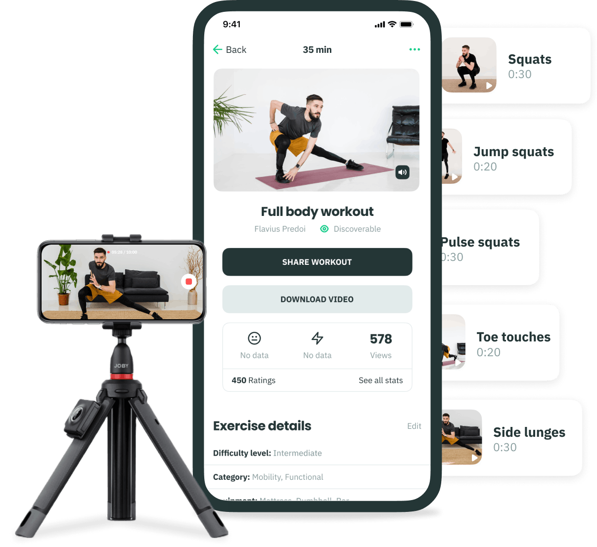 Fitness video production and delivery with Hyperhuman