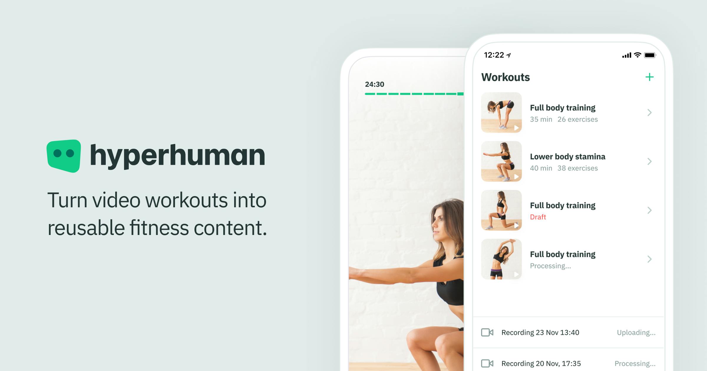 Hyperhuman | Create reusable fitness content