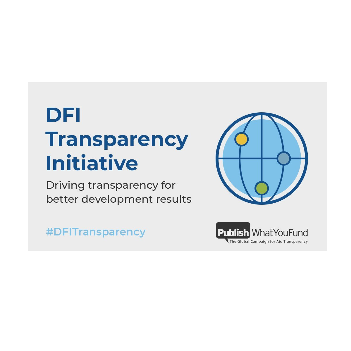 Launching the DFI Transparency Tool: Greater transparency is essential ...