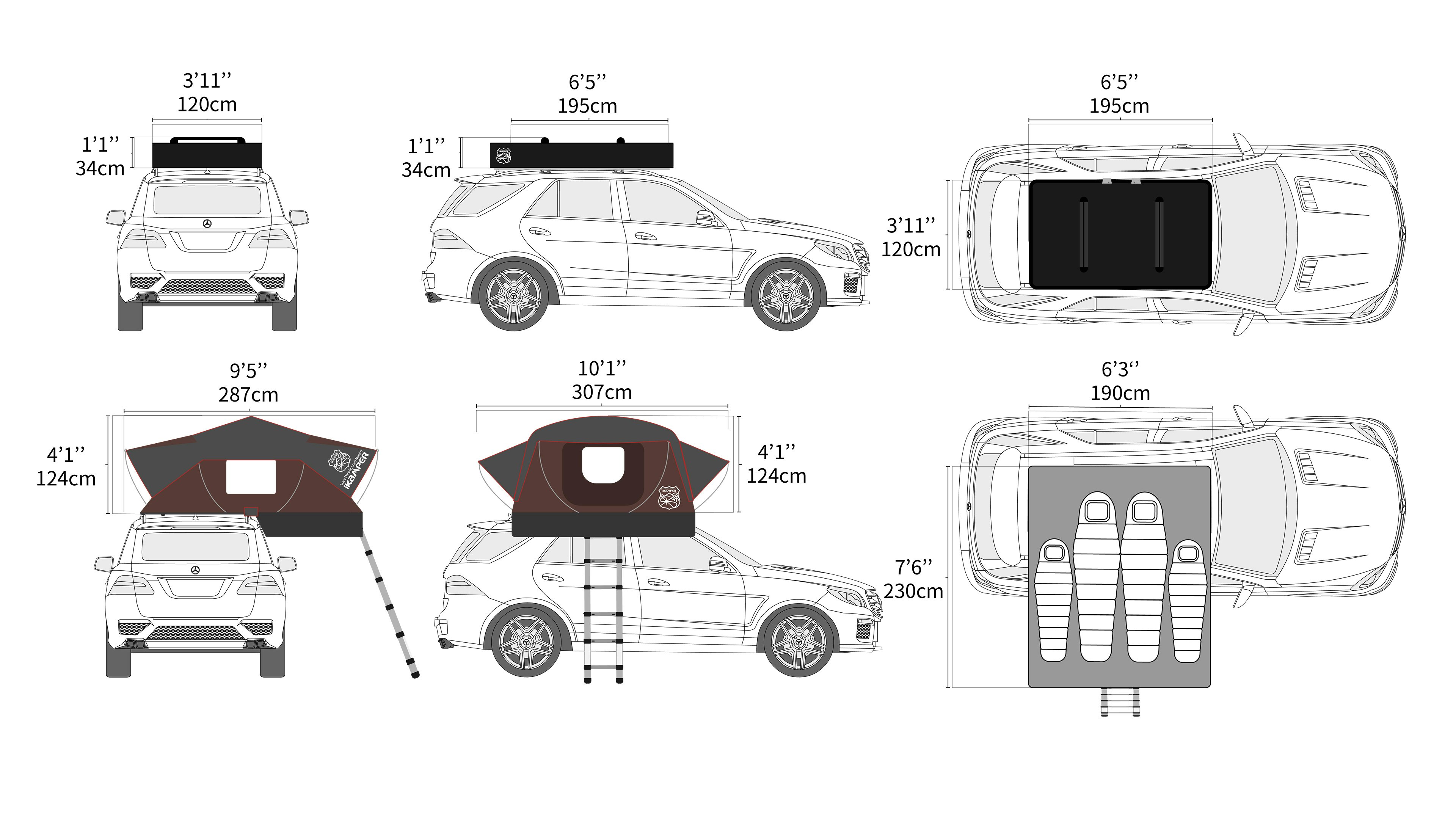 iKamper - X-Cover® - The Soft Shell Roof Top Tent