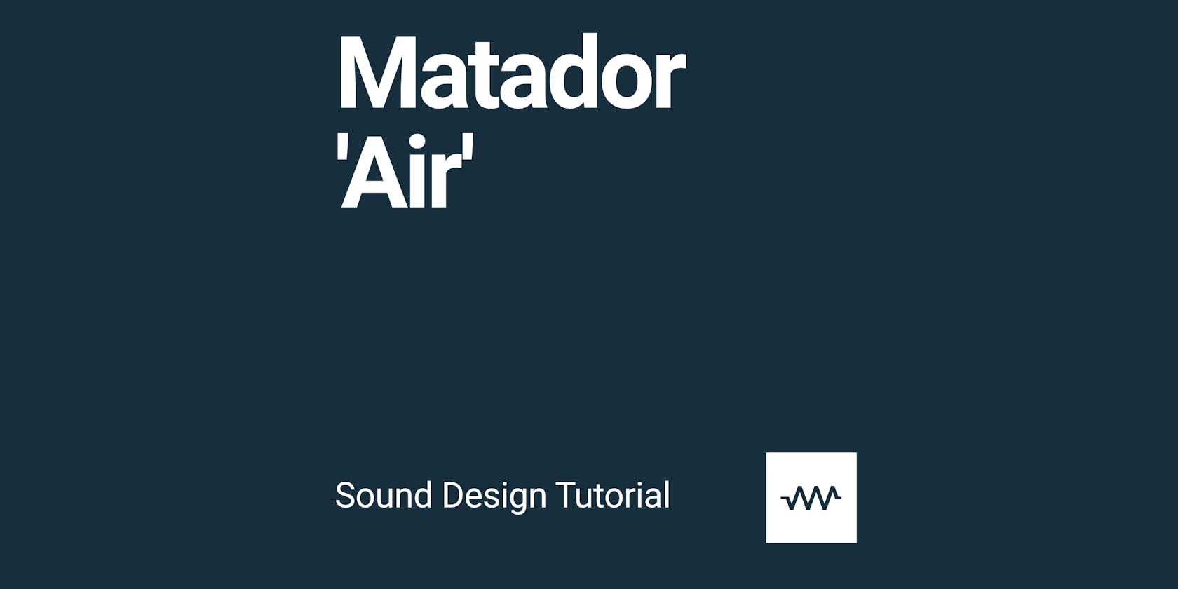 How to make the sounds from Matador 'Air' with DRC | Imaginando