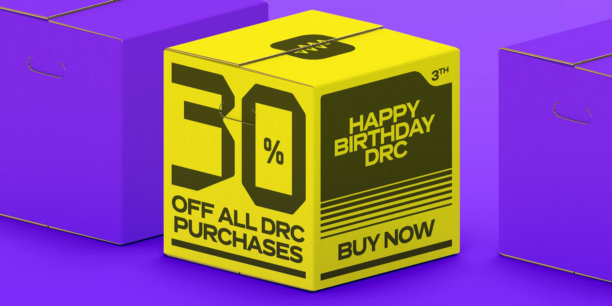 3 years of DRC - Get 30% off all DRC products, this week only | Imaginando