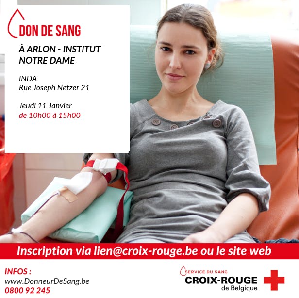 Don de sang ce 11 janvier | INDA