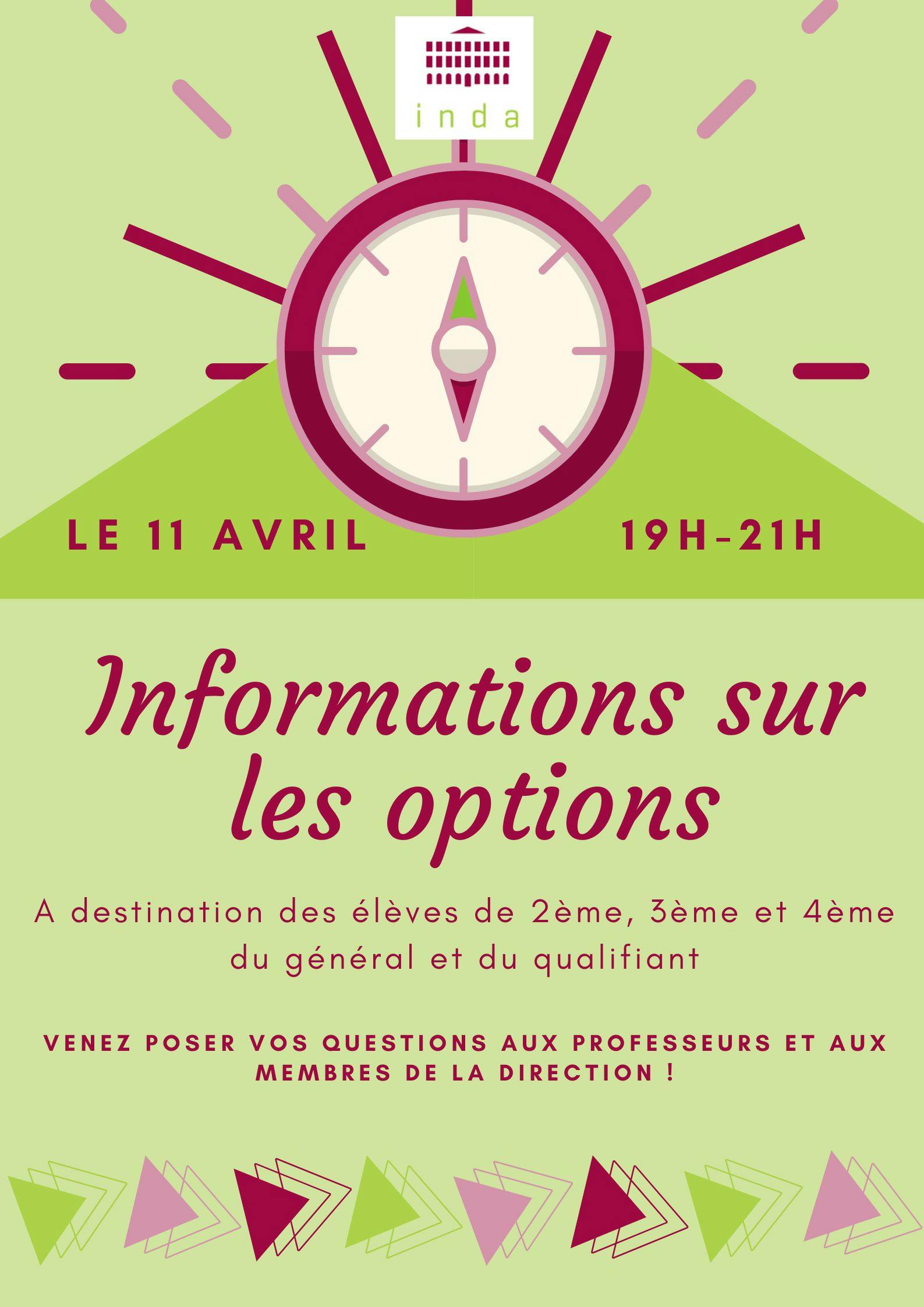 Soirée d'information sur les options | INDA