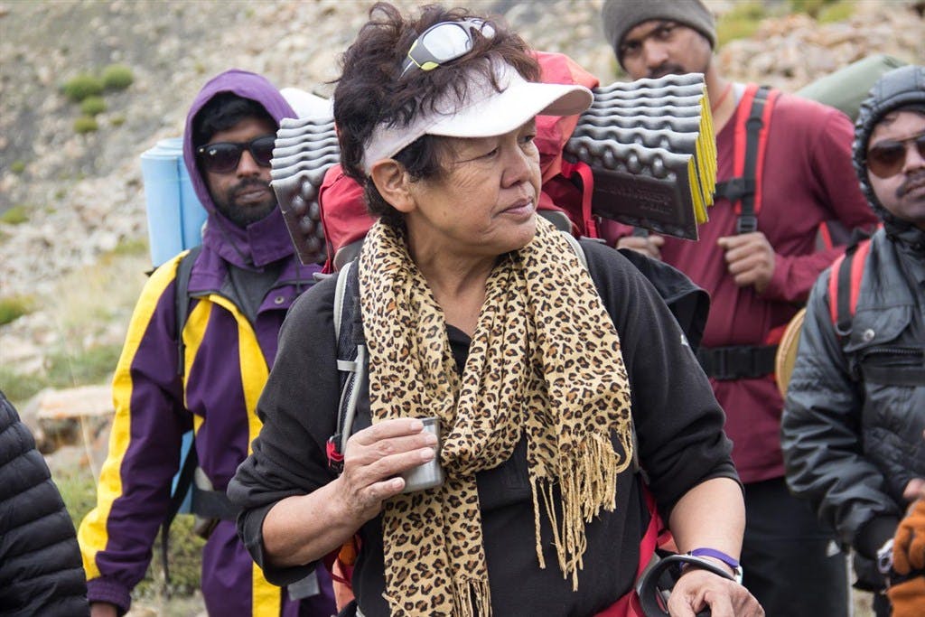 Bachendri Pal Climbing Mount Everest