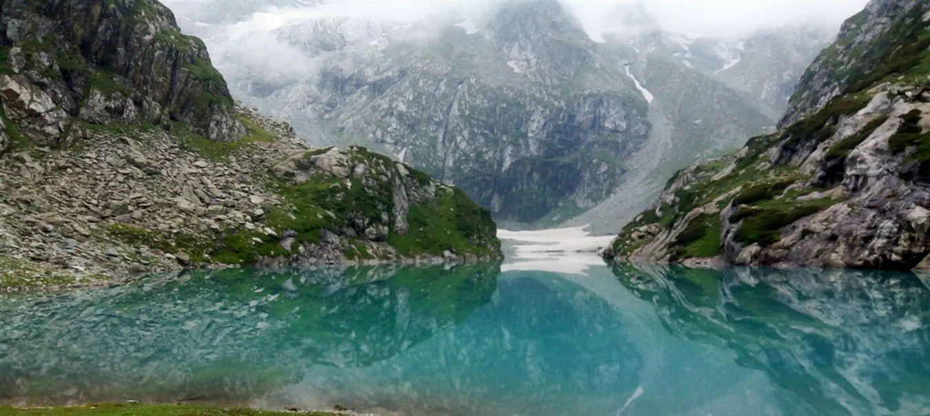 Our first team starts trekking to the stunning Tulian Lake in Jammu and ...