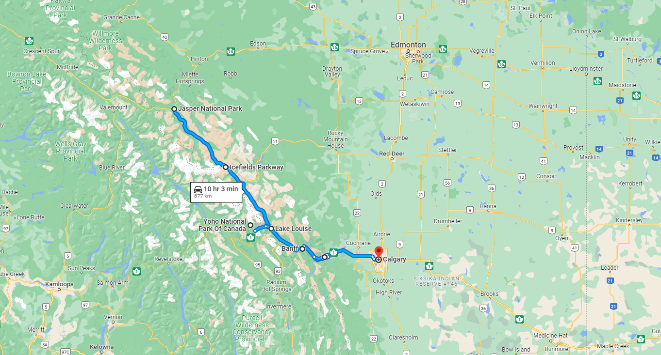 Denver to banff road trip | Insiderpuj.com