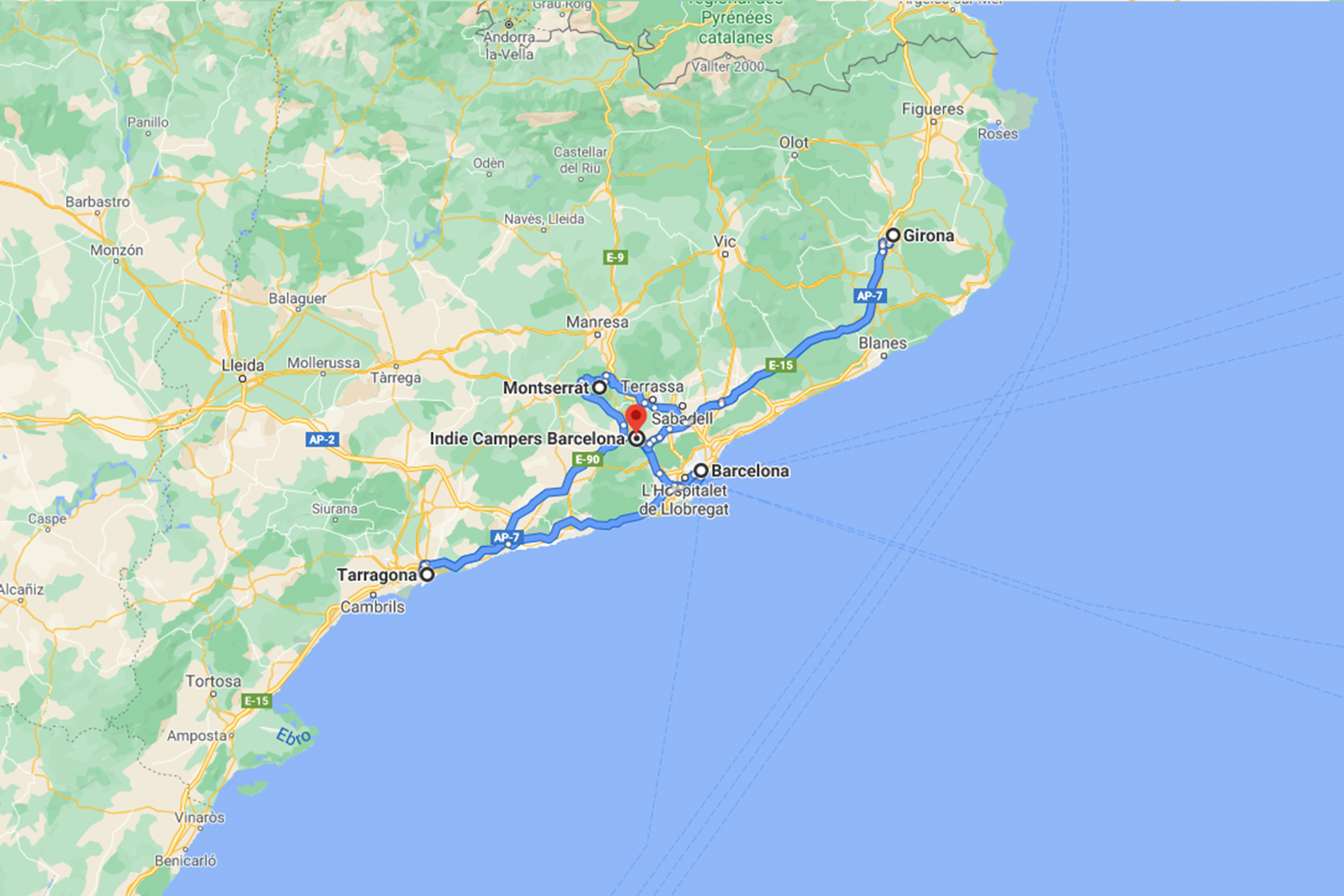 Barcelona Capital Map