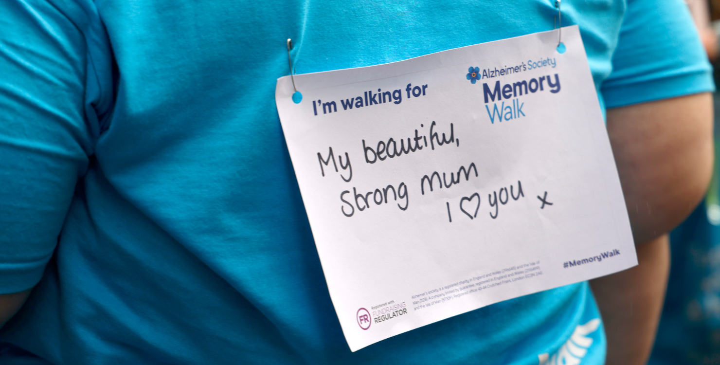 Fundraising for your Memory Walk