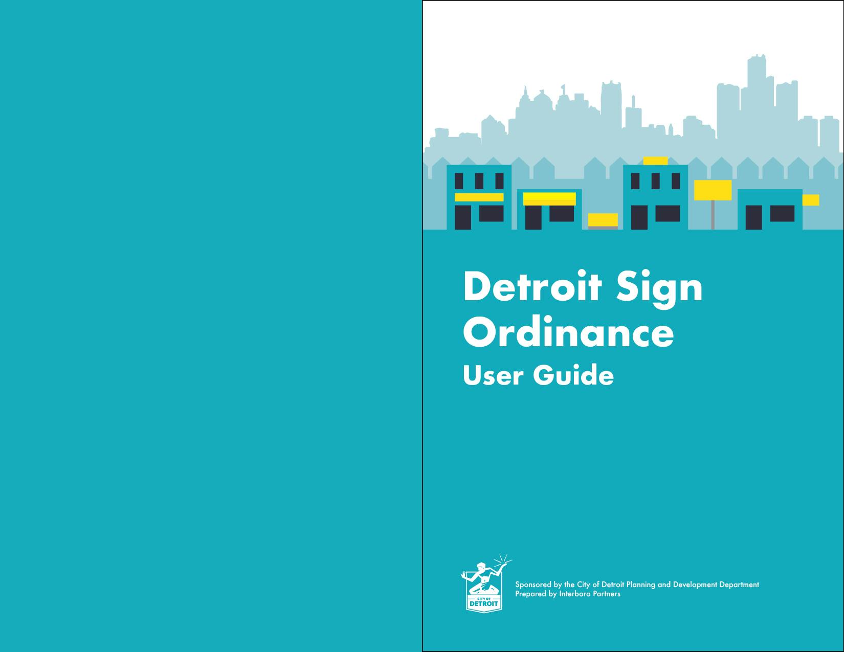 DETROIT SIGN ORDINANCE