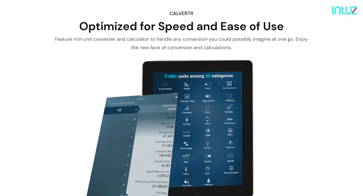 Calvertr - Smart Calculator & Unit Converter App | Case study