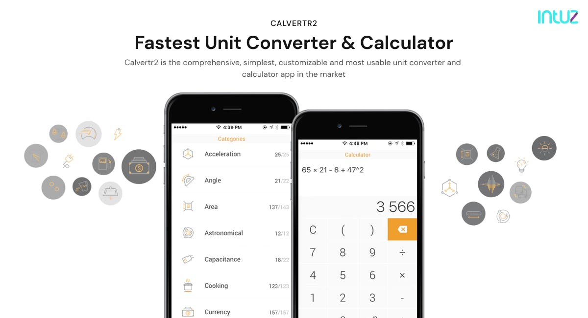 Calvertr2 - Unit Converter & Calculator App - iOS | Case Study