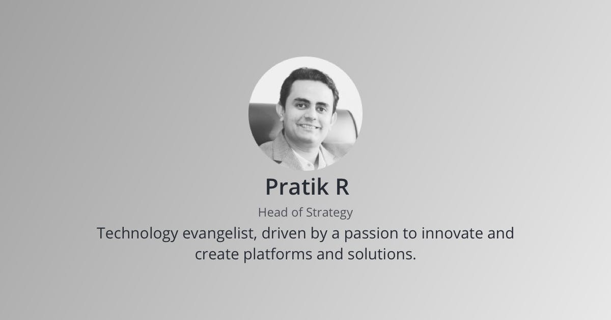 Pratik R - Head of Strategy | Intuz Blog