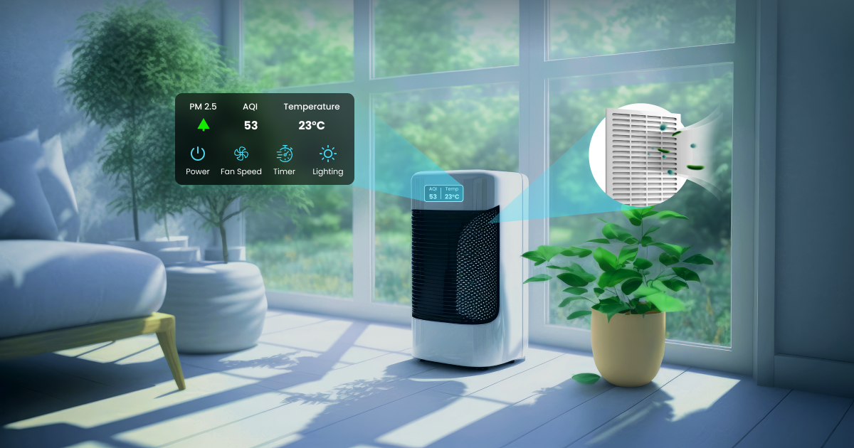 Next-Gen IoT Air Purifier: Smart Tech for Cleaner Air