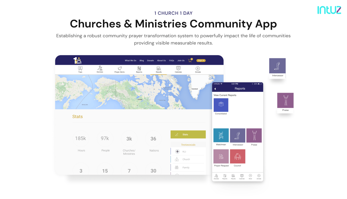 1Church1Day - Churches & Ministries Community App | Case study