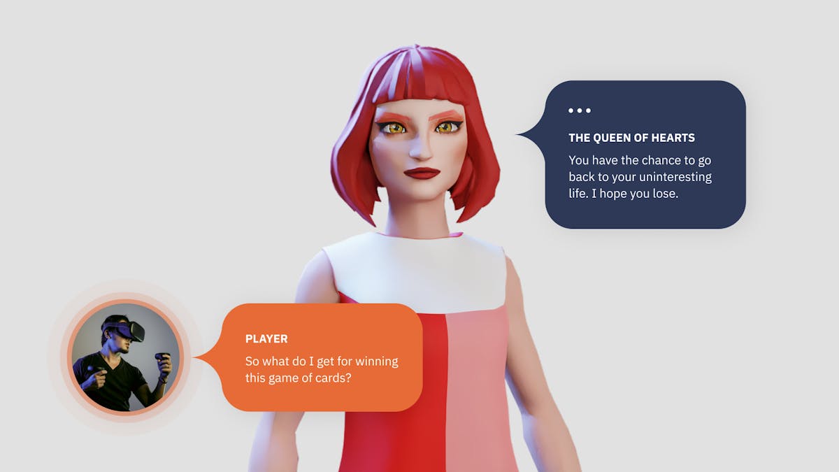 Have a chat with AI characters from Wonderland