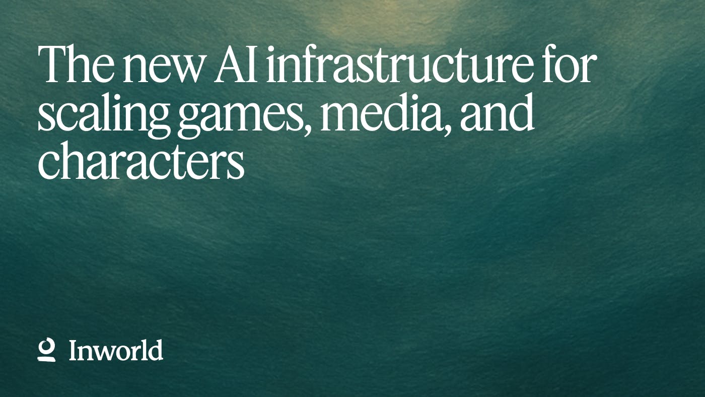 The new AI infrastructure for scaling games, media, and characters
