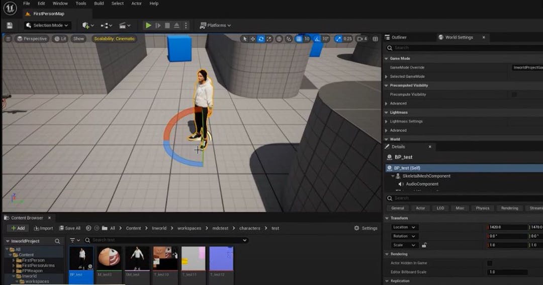 Tutorial: Using Inworld with Ready Player Me avatars in Unreal Engine
