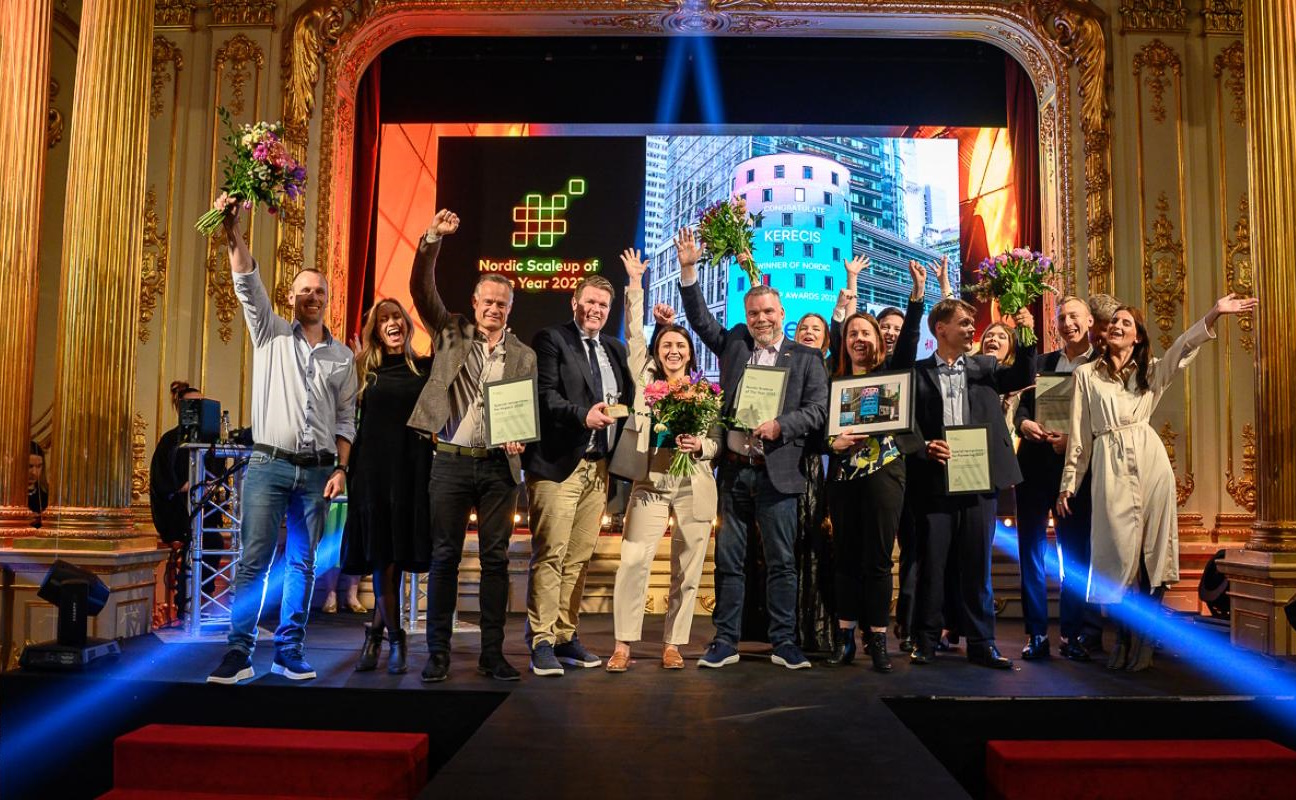Verðlaunin Nordic Scaleup of the year 2024
