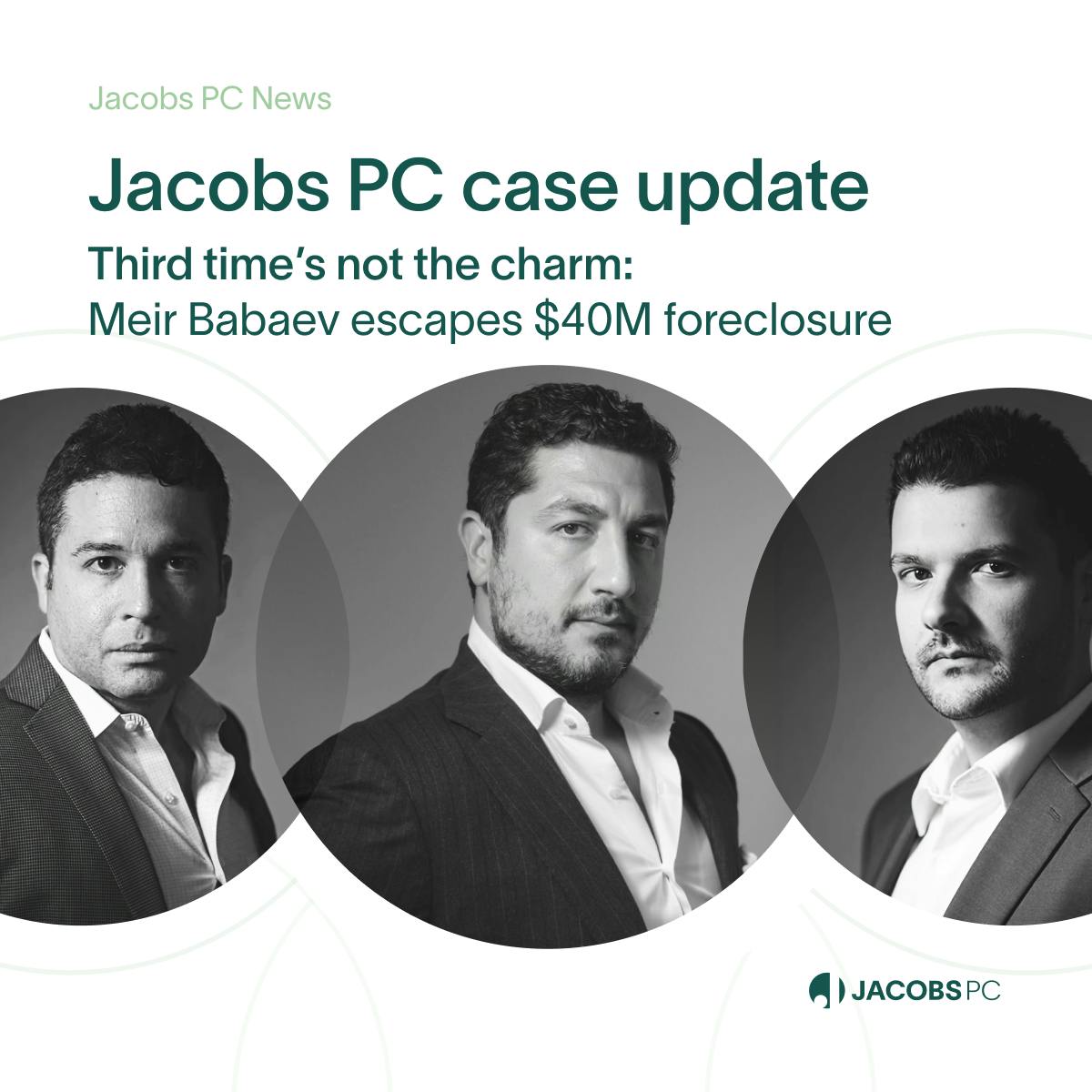 Third time’s not the charm: Meir Babaev escapes $40M foreclosure