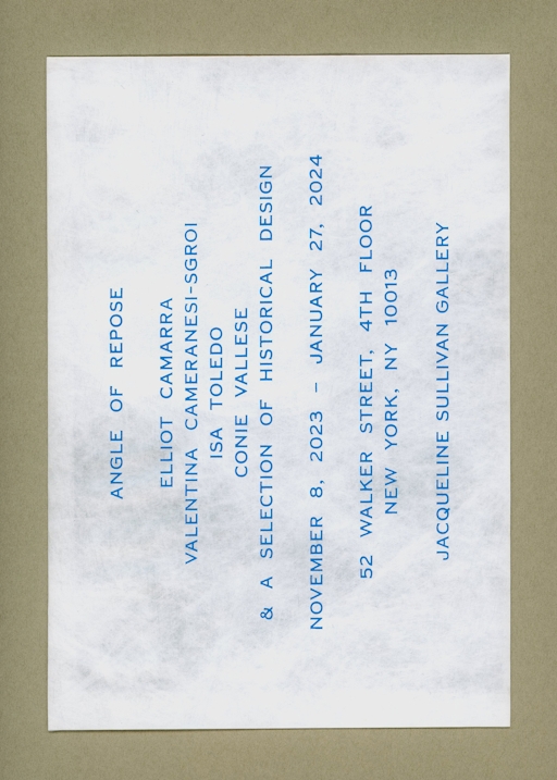 Angle Of Repose - Collection – Jacqueline Sullivan Gallery