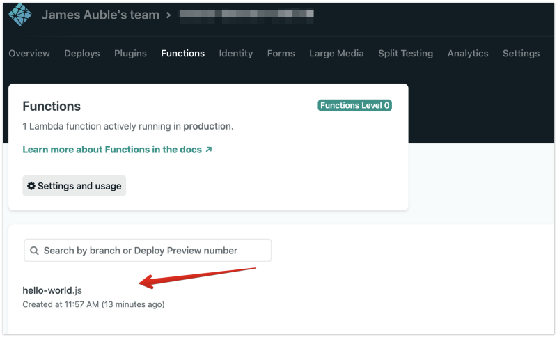 Hello World Using Gridsome Netlify Functions Serverless James Auble