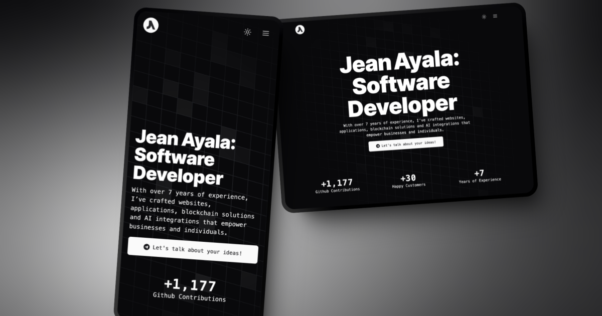 Jean Ayala: Software Developer