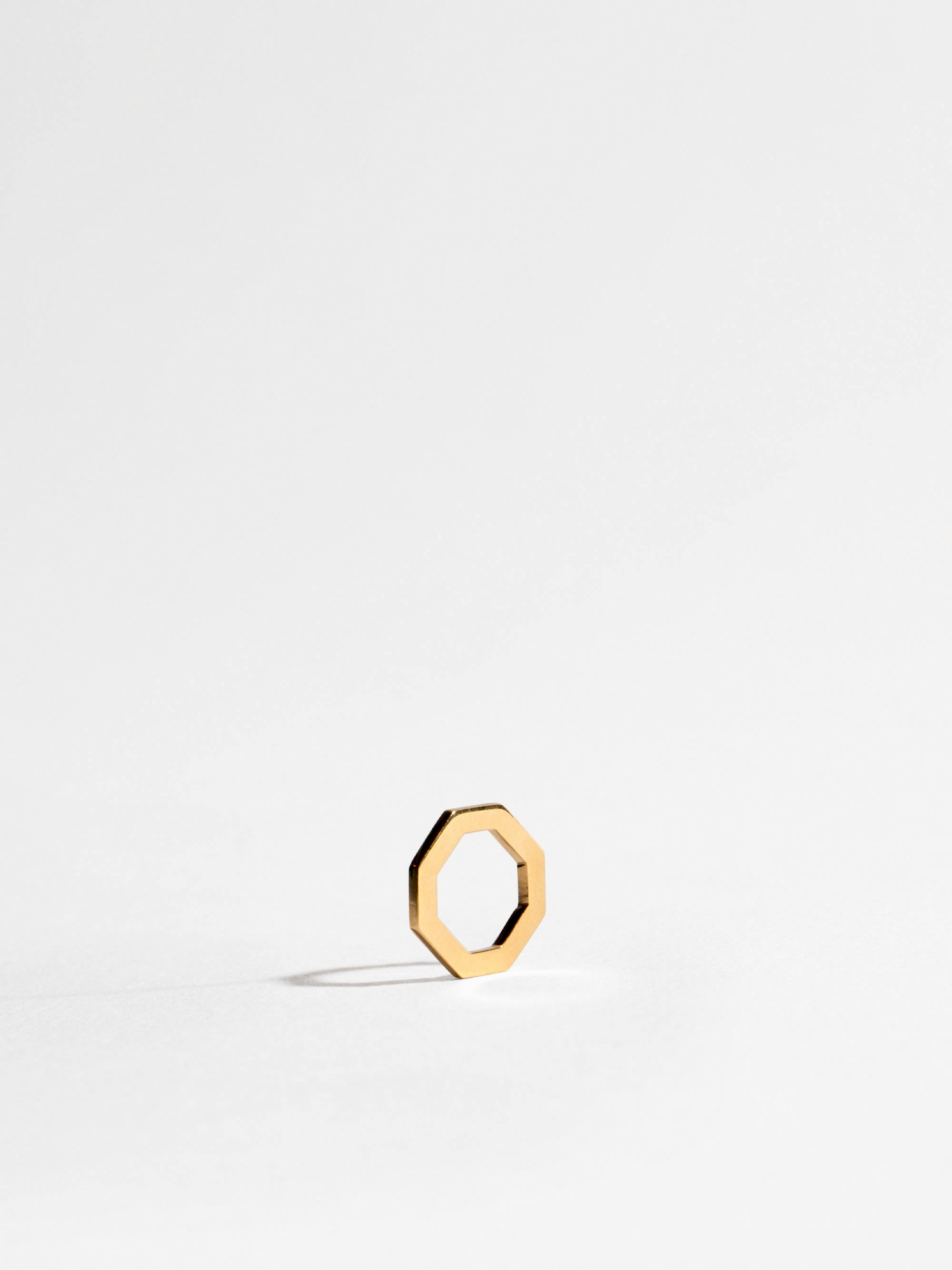 Collier petit Octogone en pendentif en Or jaune éthique | JEM ...