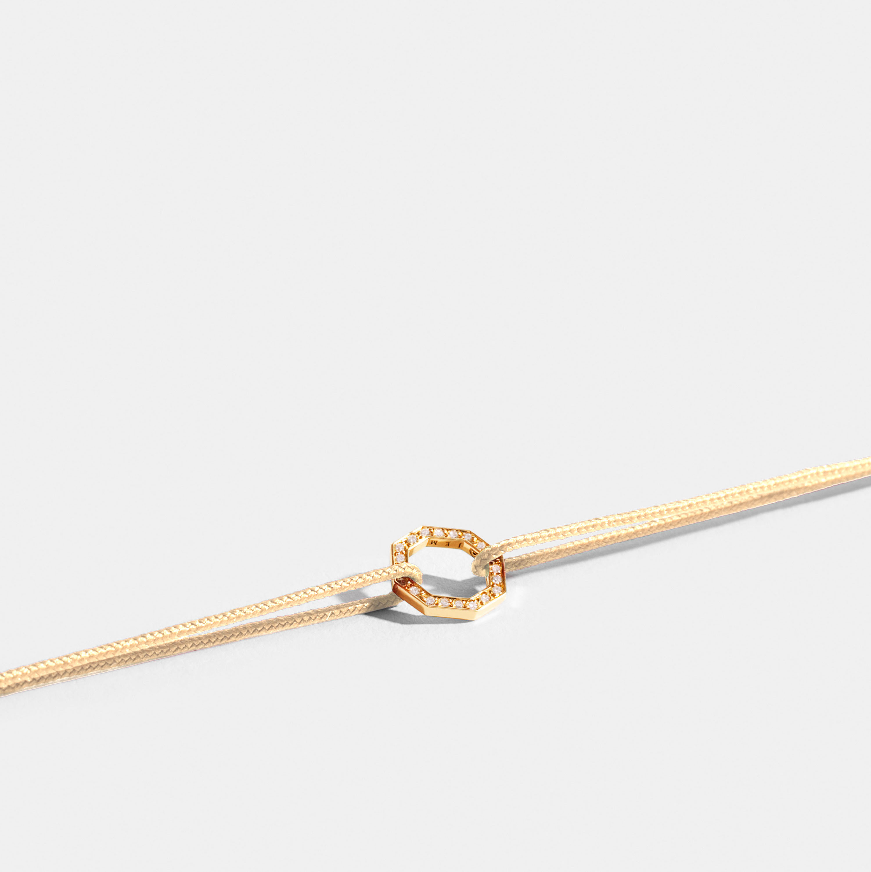 JEM | Petit Octogone pavé sur cordon
