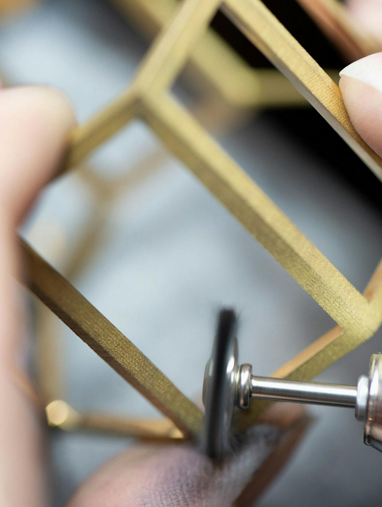 Octogone double ring in 18k ethical yellow gold | JEM, jewellery ...