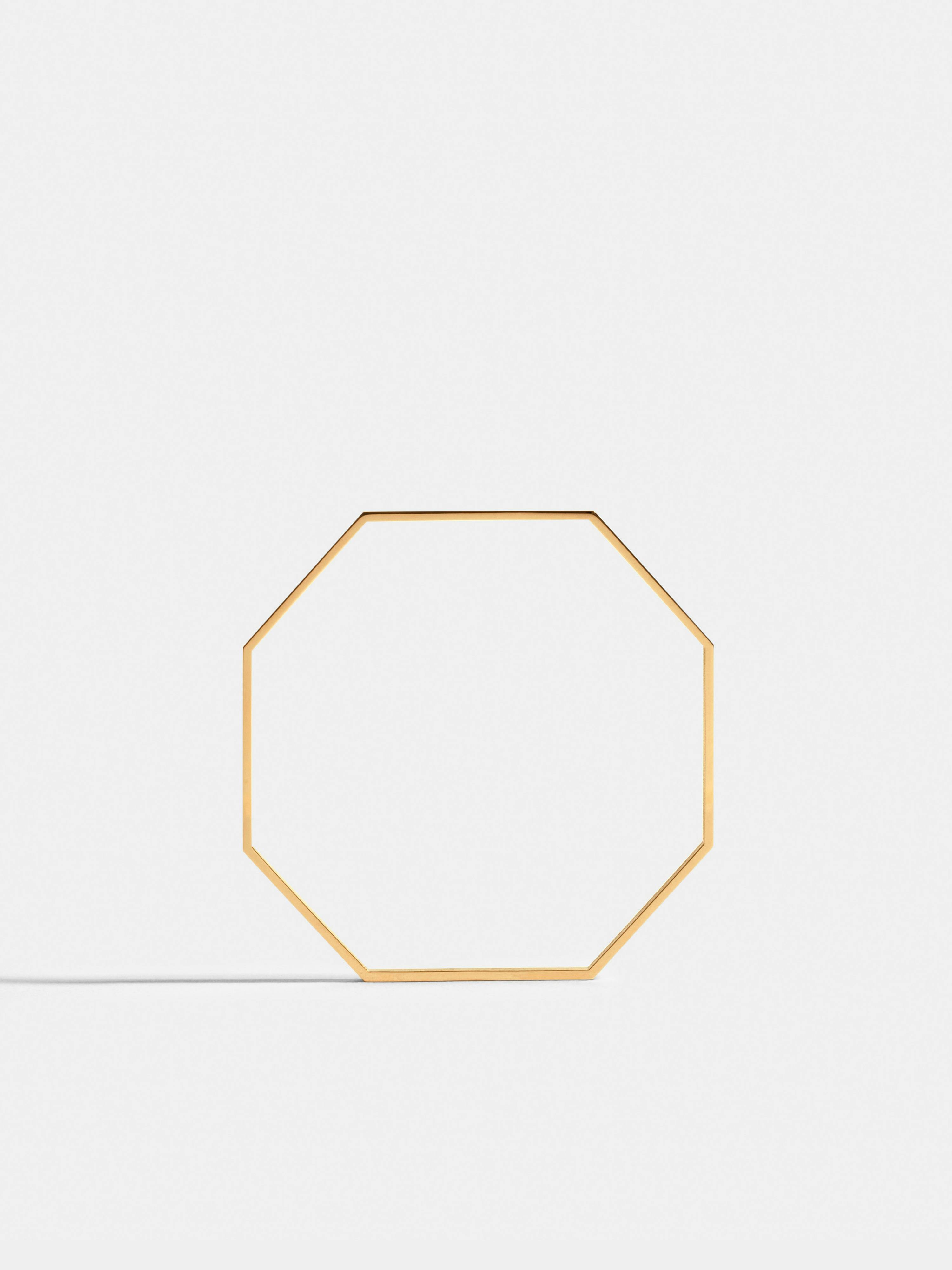 Octogone bangle in 18k ethical yellow gold | JEM, jewellery ethically ...