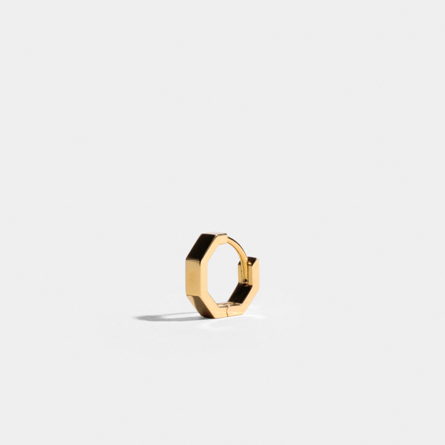 Octogone Single-loop in ethical yellow gold | JEM, jewellery ethically ...