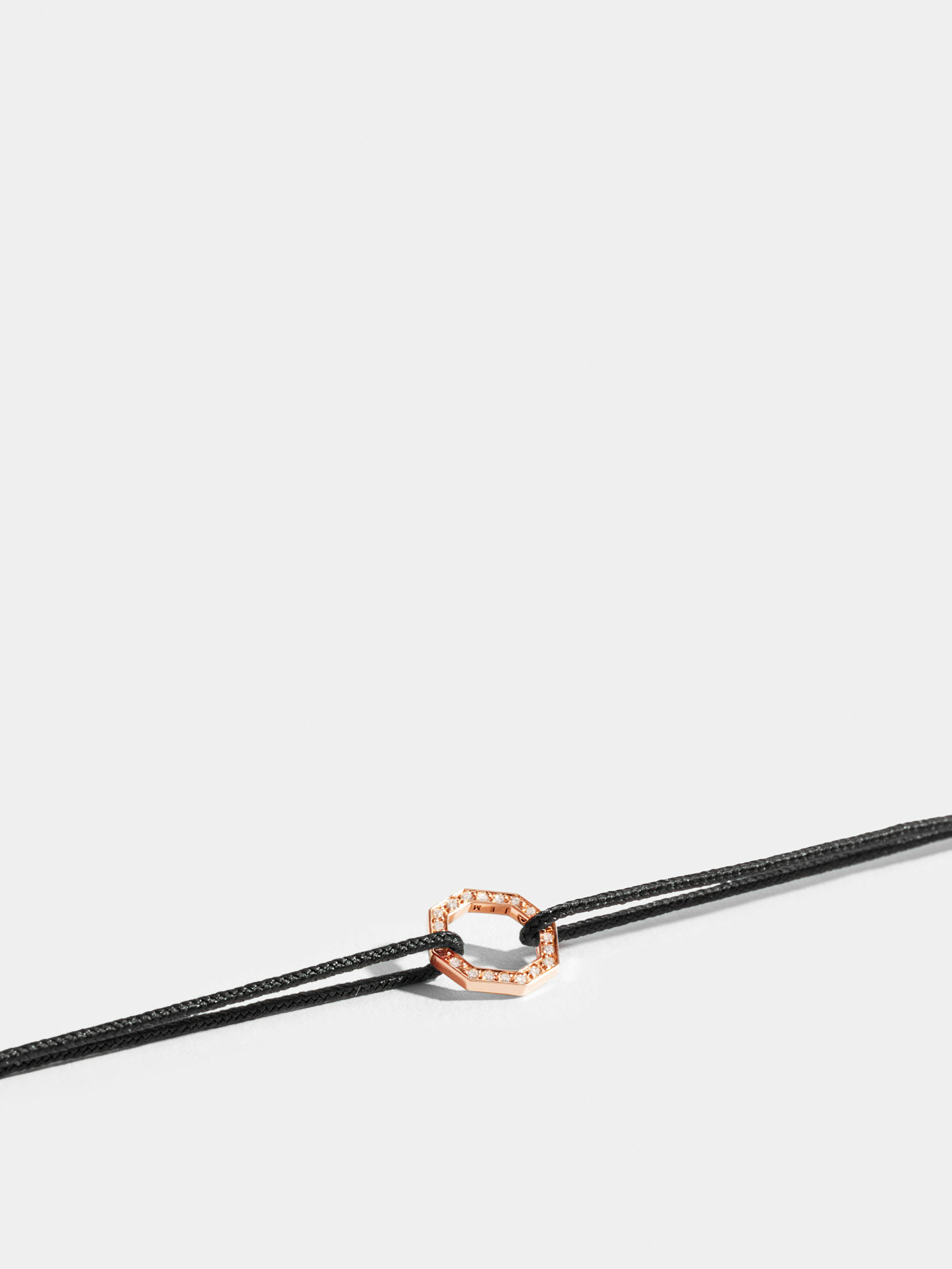Octogone double ring in 18k ethical rose gold | JEM jewellery ethically ...