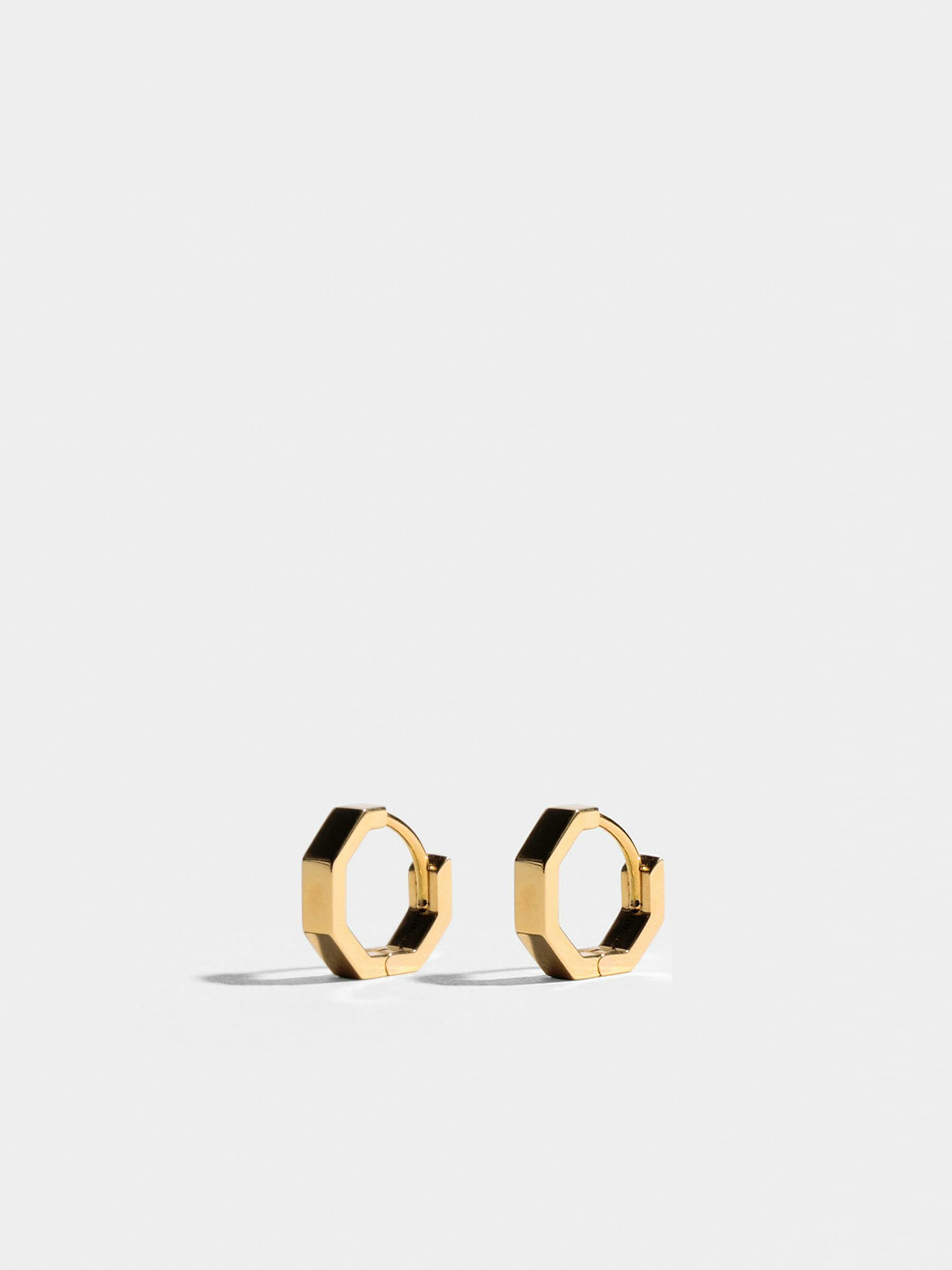 Bague Octogone double en Or jaune éthique 18 carats | JEM, joaillerie ...