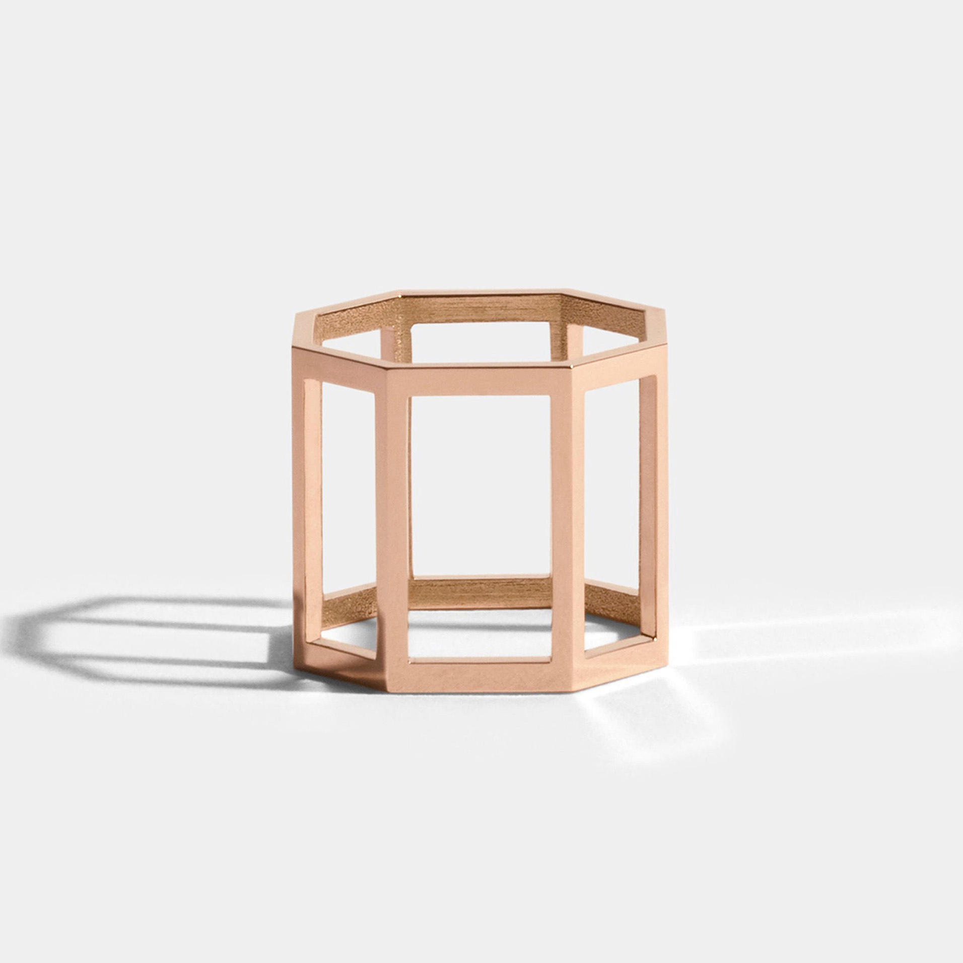 Octogone ring 17 in 18k ethical rose gold | JEM, jewellery ethically minded