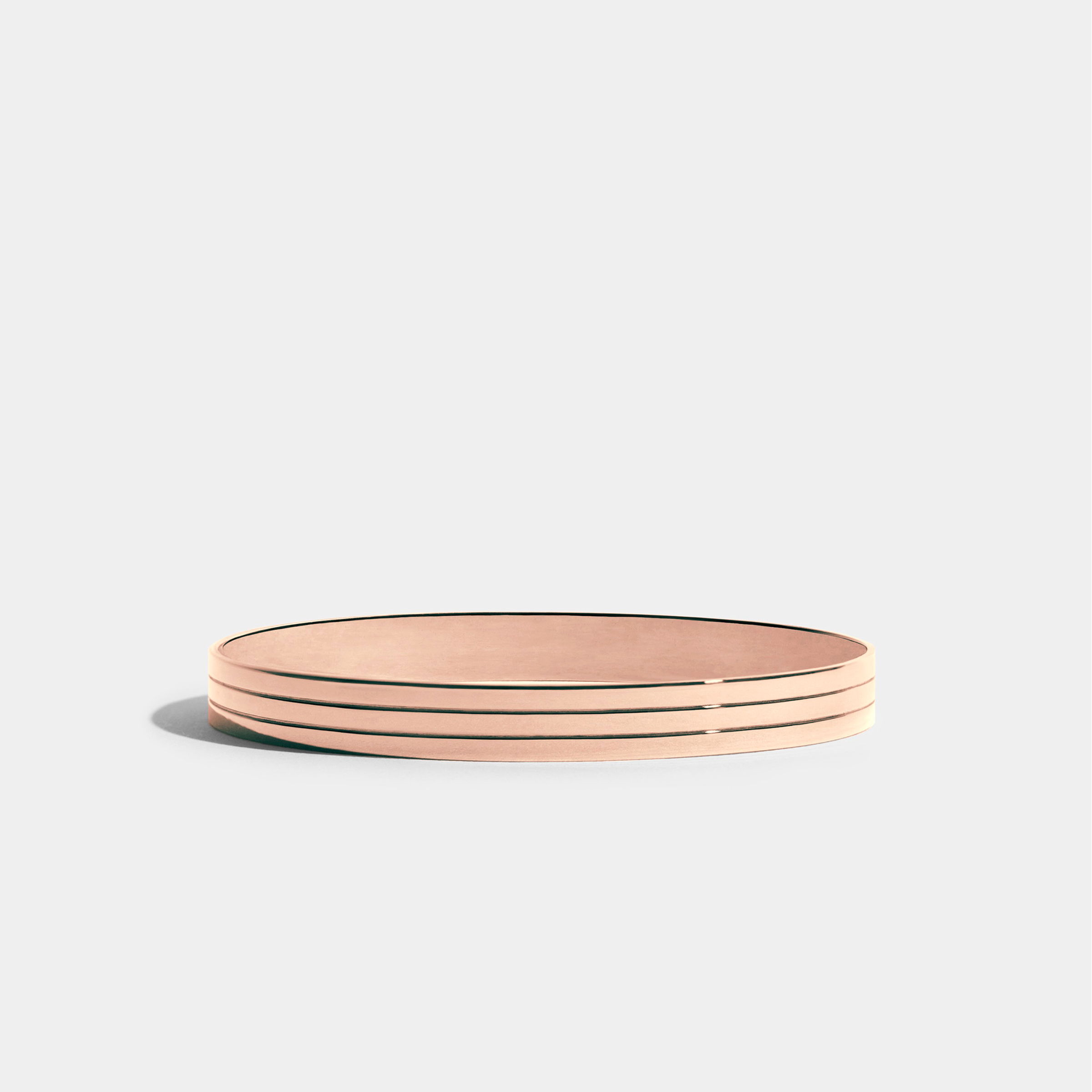 Sillons Bracelet 3 rows in18k ethical pink gold | JEM, jewellery ...