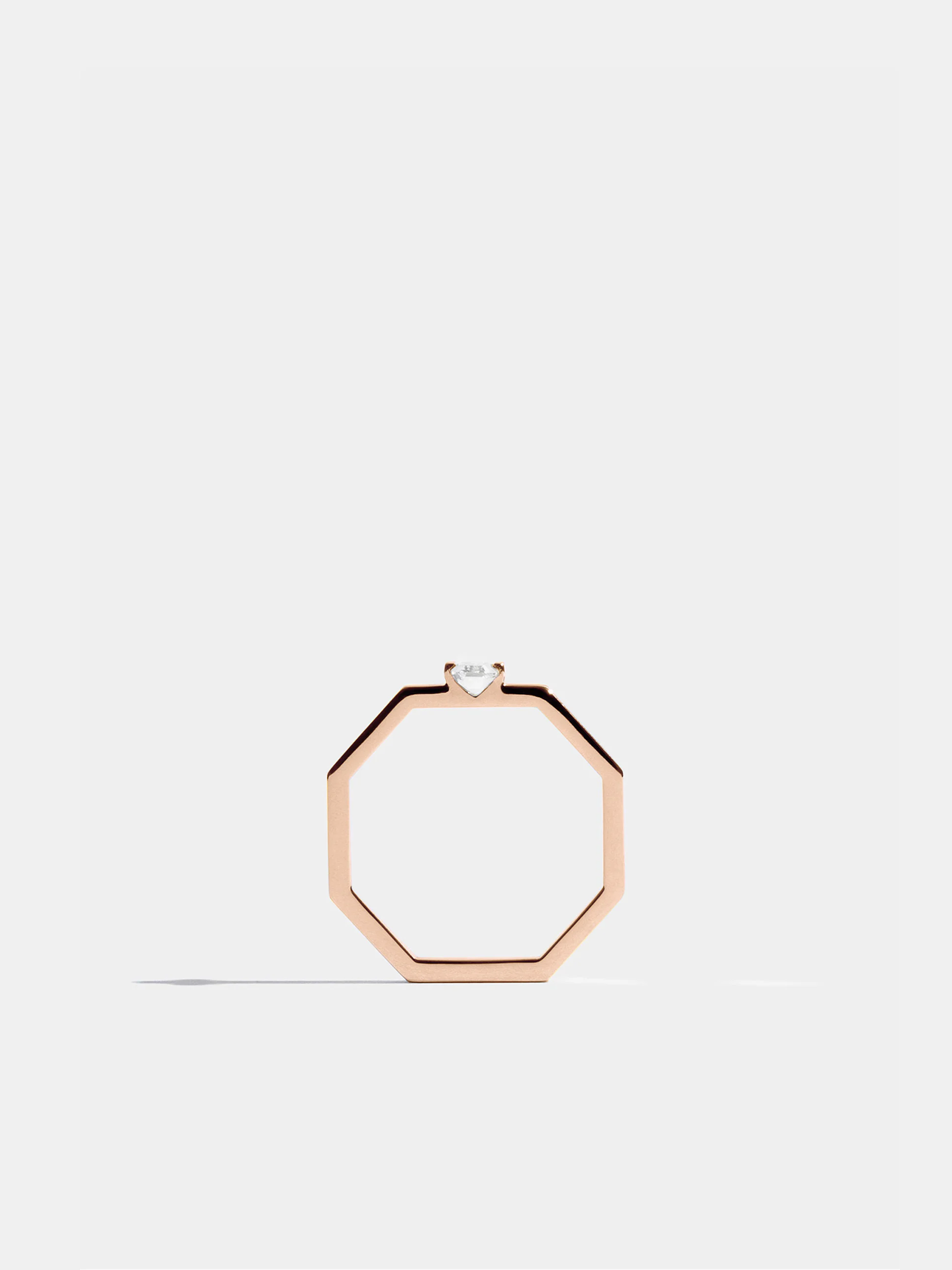 JEM | Solitaire Octogone fine emerald