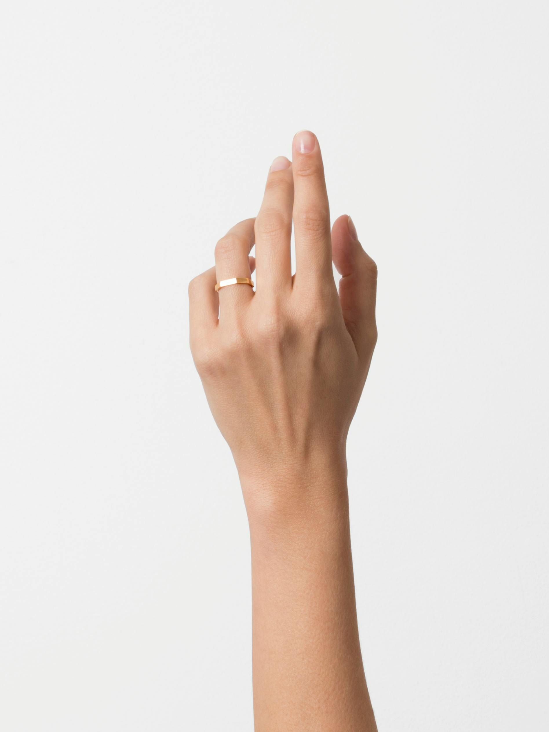 JEM | Bague Octogone simple