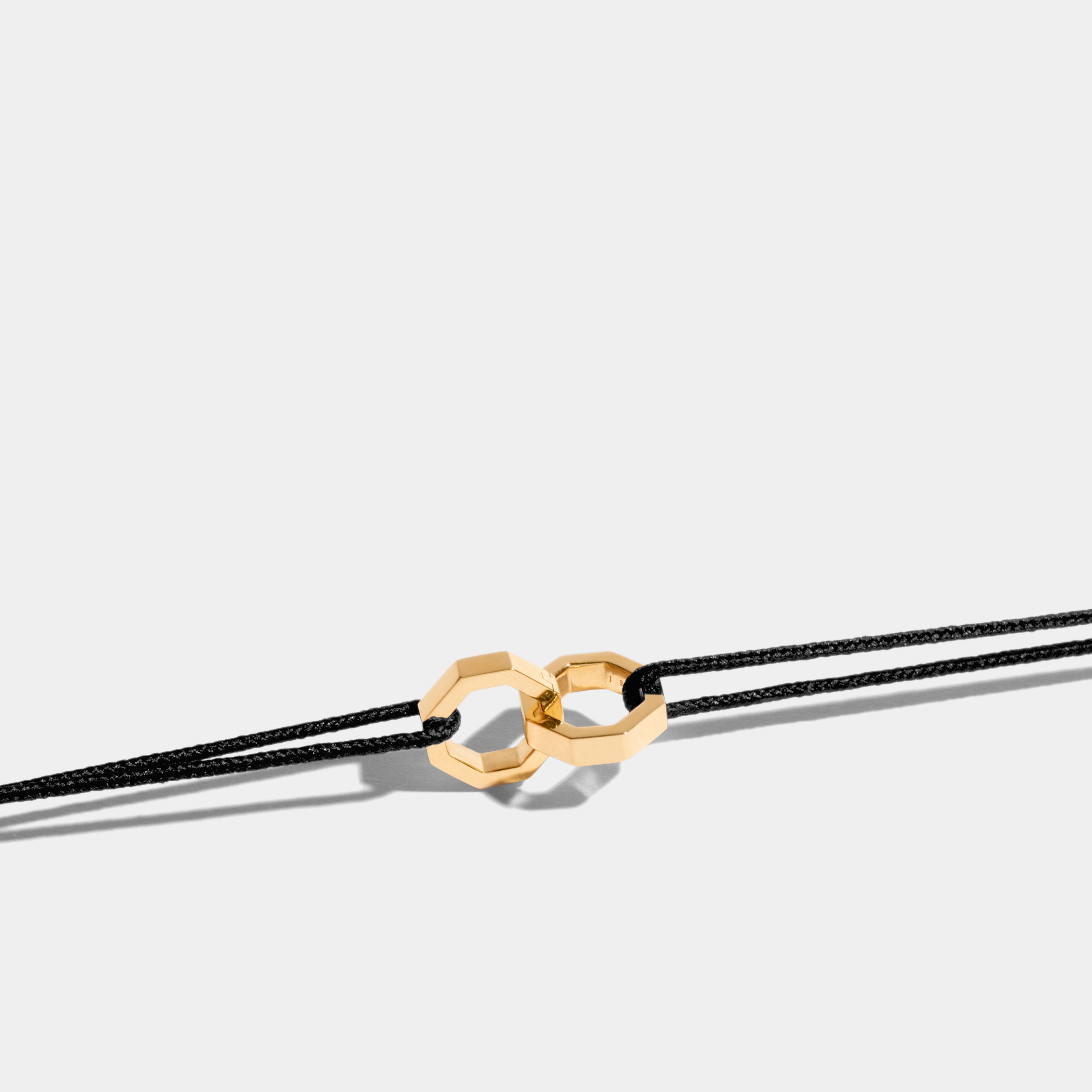 Double Octogone sur cordon en Or jaune éthique | JEM, joaillerie ...