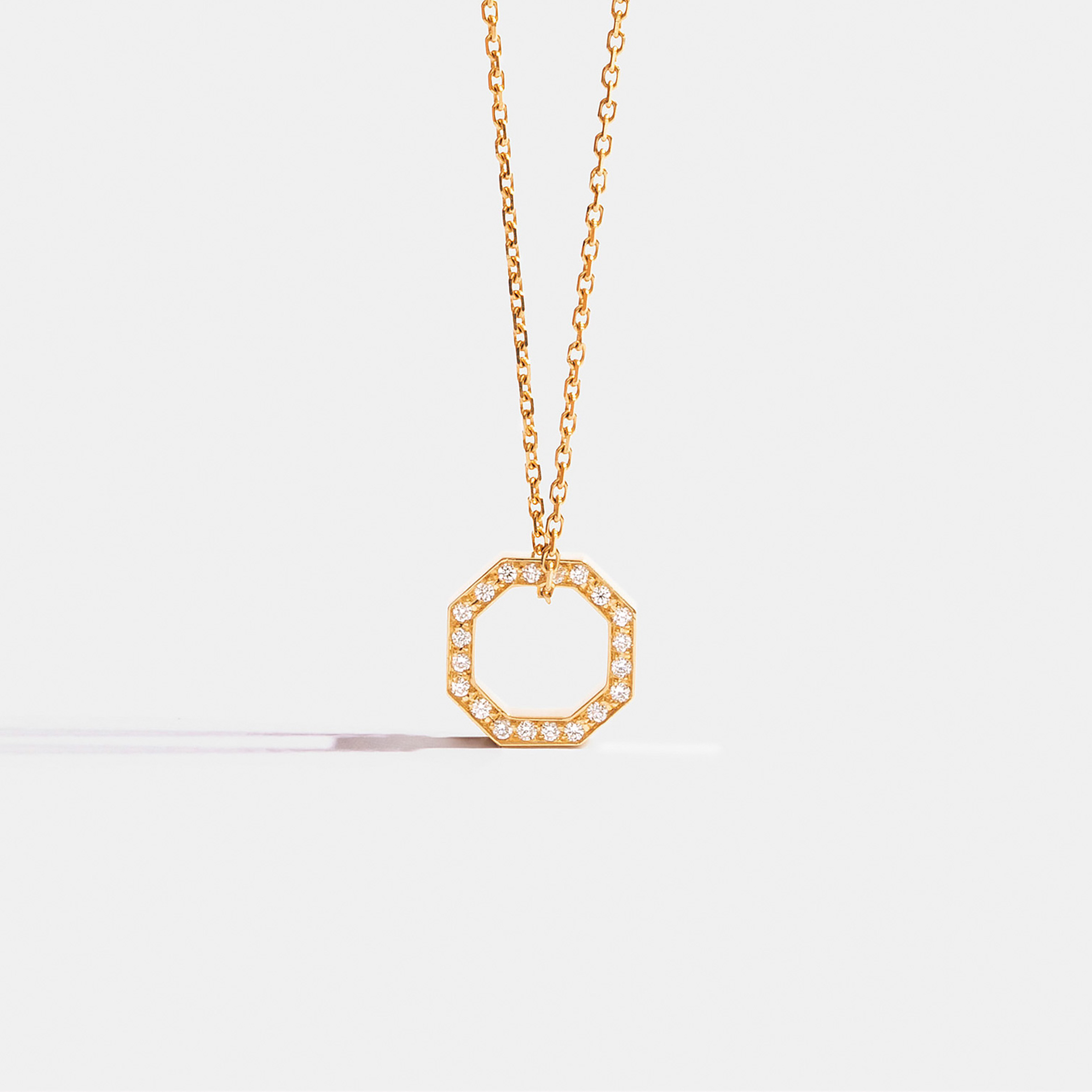 JEM | Small Octogone pendant paved