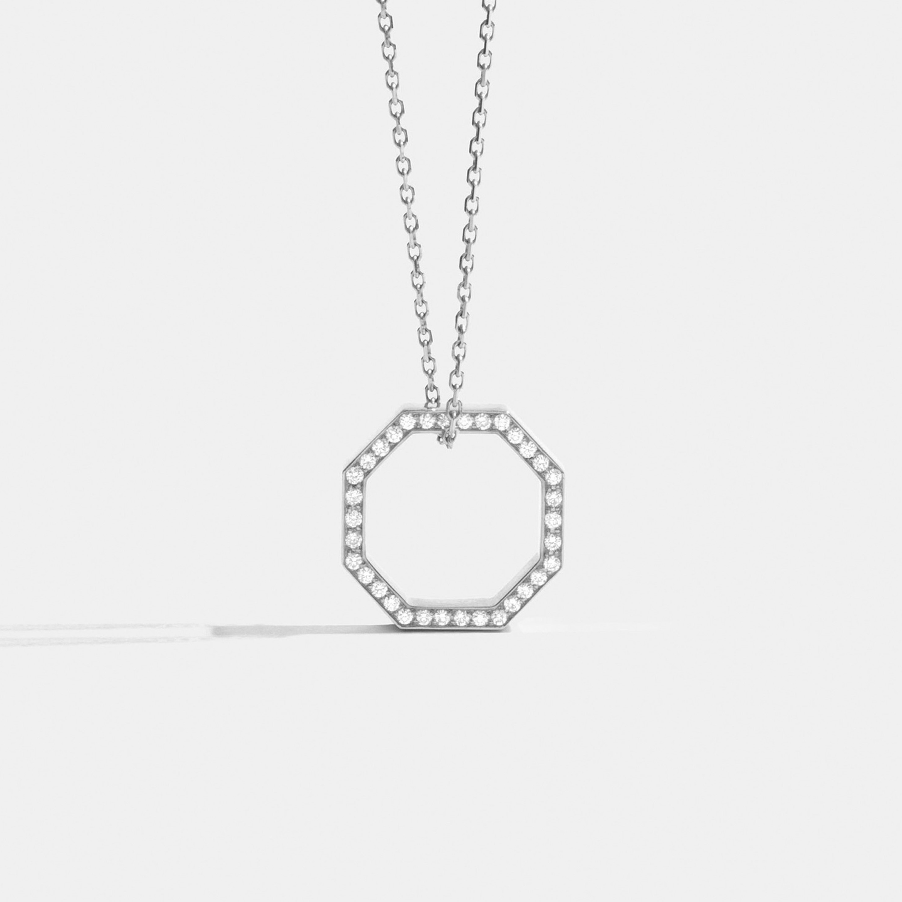 JEM | Collier Octogone 14 pavé