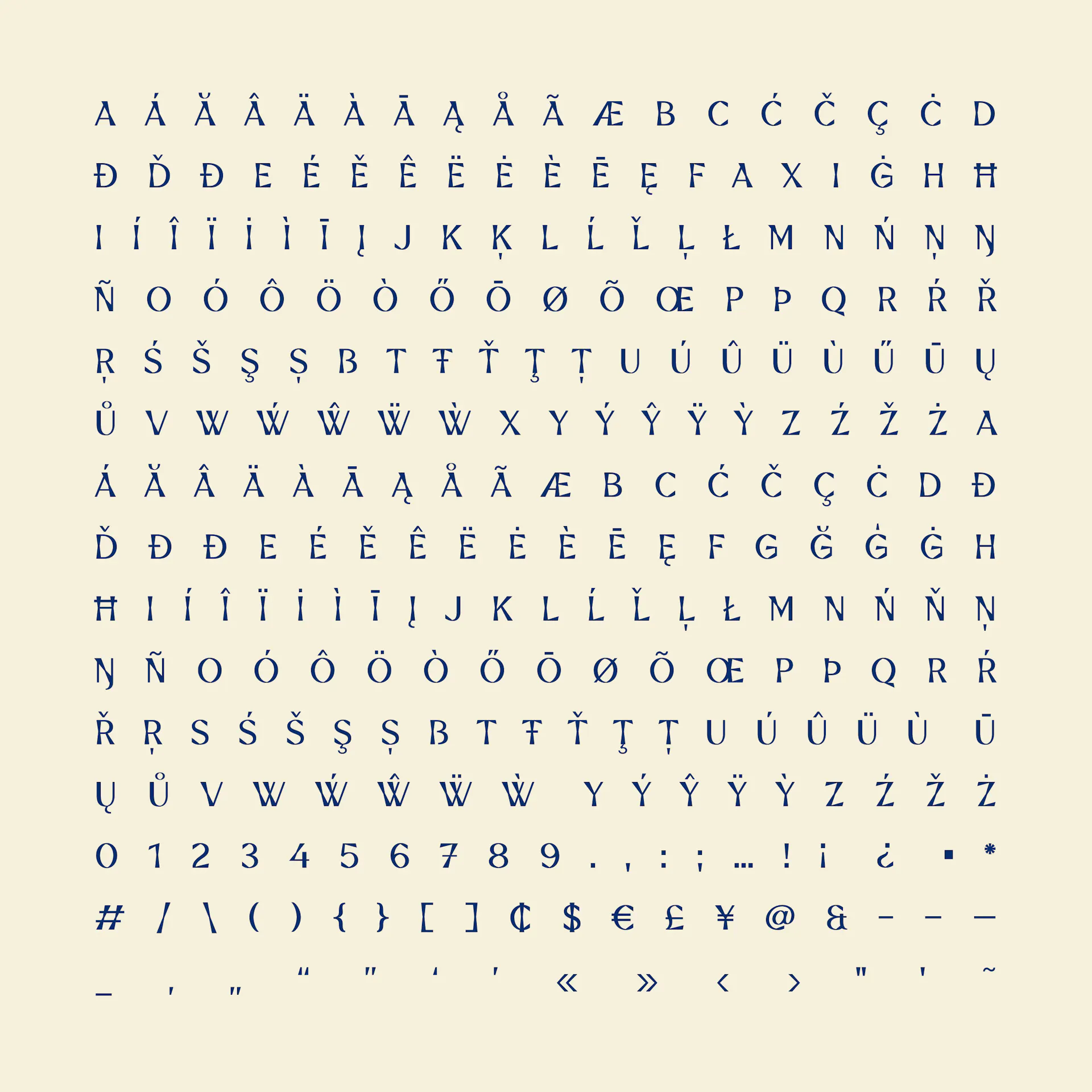 Faxi, Typeface. - Jens Nilsson