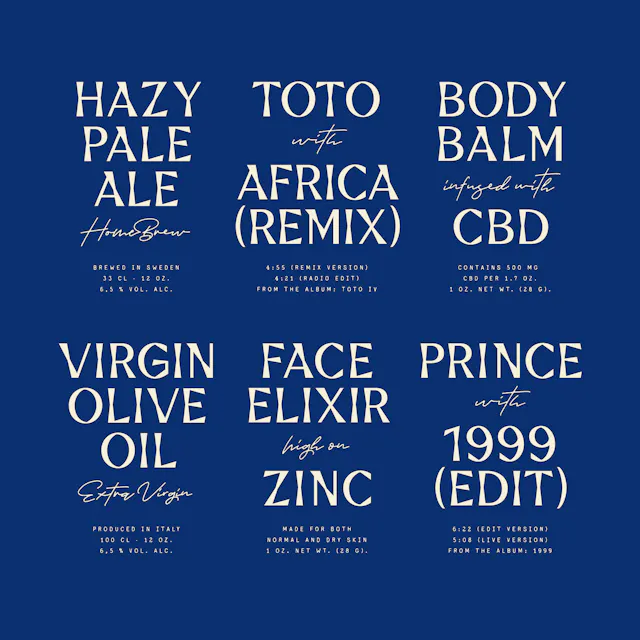 Faxi, Typeface. - Jens Nilsson