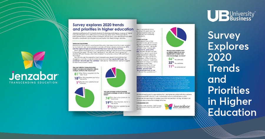 University Business: Survey Explores 2020 Trends and Priorities in ...