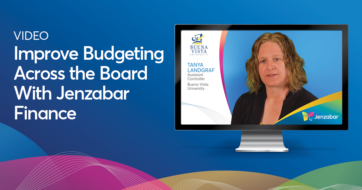 Improve Budgeting Across the Board With Jenzabar Finance - Jenzabar